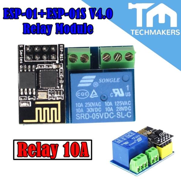 ESP8266 Version 4.0 ESP-01+ESP-01S Relay Module Remote Switch Phone APP DIY