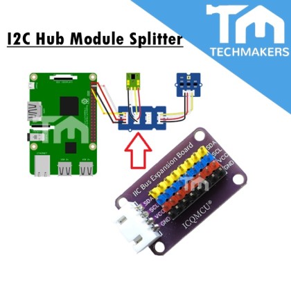 I2C Hub Module 8-Way Splitter Expand Board Module IIC I2C Frove ...