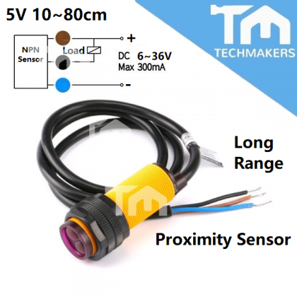 E18-D80NK (Long/Short) Bracket Adjustable 10-80cm IR Infrared Long ...