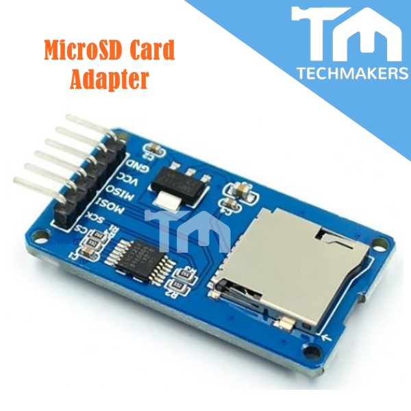 Microsd Card Adapter Module With Spi Interface For Arduino Diy Micro Sd