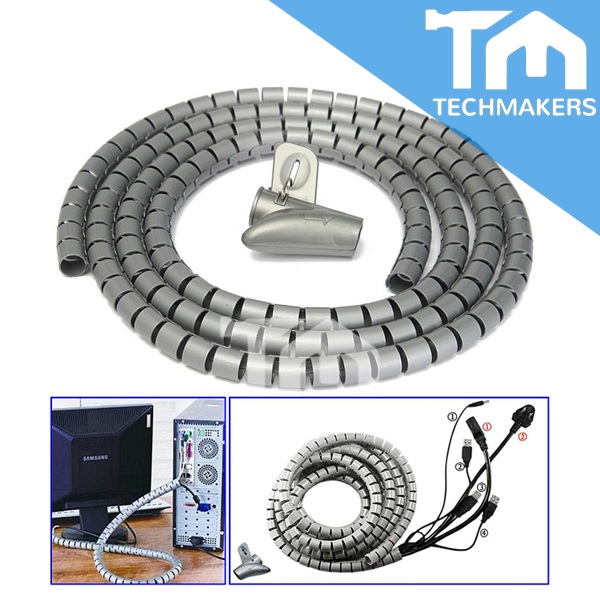 Cable Management For PC 8mm-42mm Spiral Binding Cable/Cable Holder ...