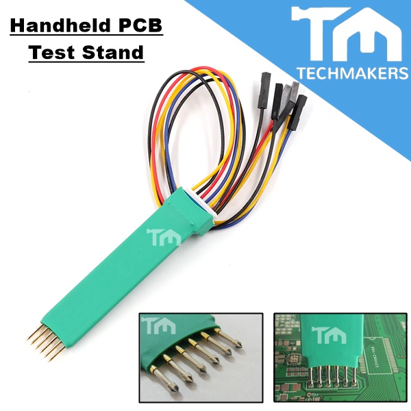 Handheld PCB Test Stand programming Debug Download Burning Clip Techmakers