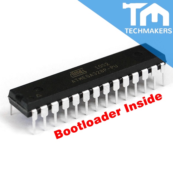 Atmel Atmega328P 8-bit AVR Microcontroller c/w Bootloader [DIP-28]